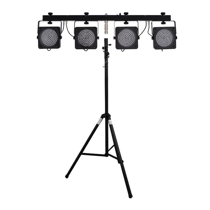 Party set 4 LED par bar RGB met statief - Sicosound